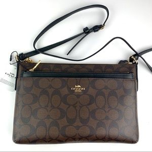 Coach | Bags | Coach East West Pop Up Pouch Leather Crossbody | Poshmark